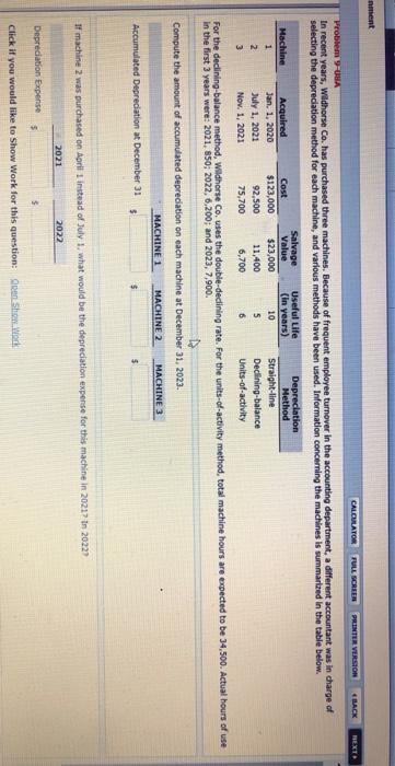 Solved nment EXT CALCULATOR FULL SCREEN PRINTER VERSION BACK | Chegg.com