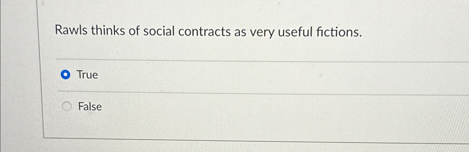 Solved Rawls thinks of social contracts as very useful | Chegg.com
