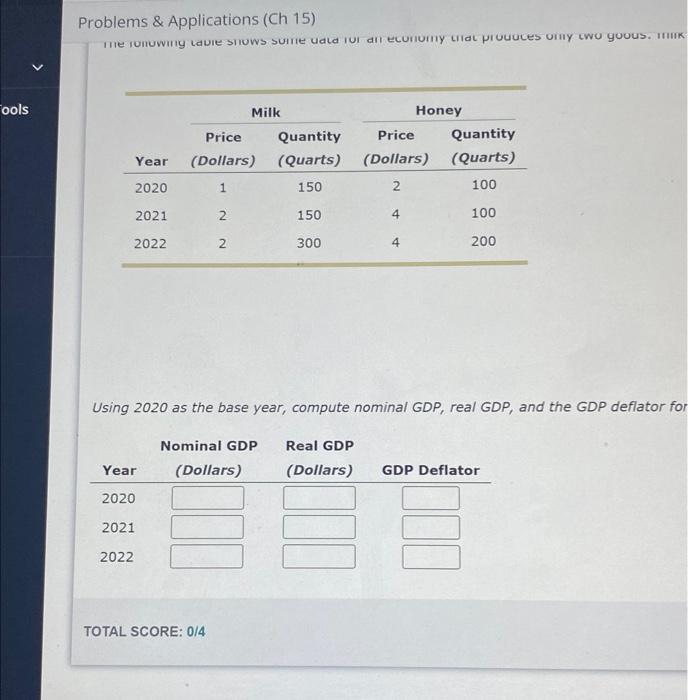 Solved Problems \& Applications (Ch 15) Using 2020 as the | Chegg.com