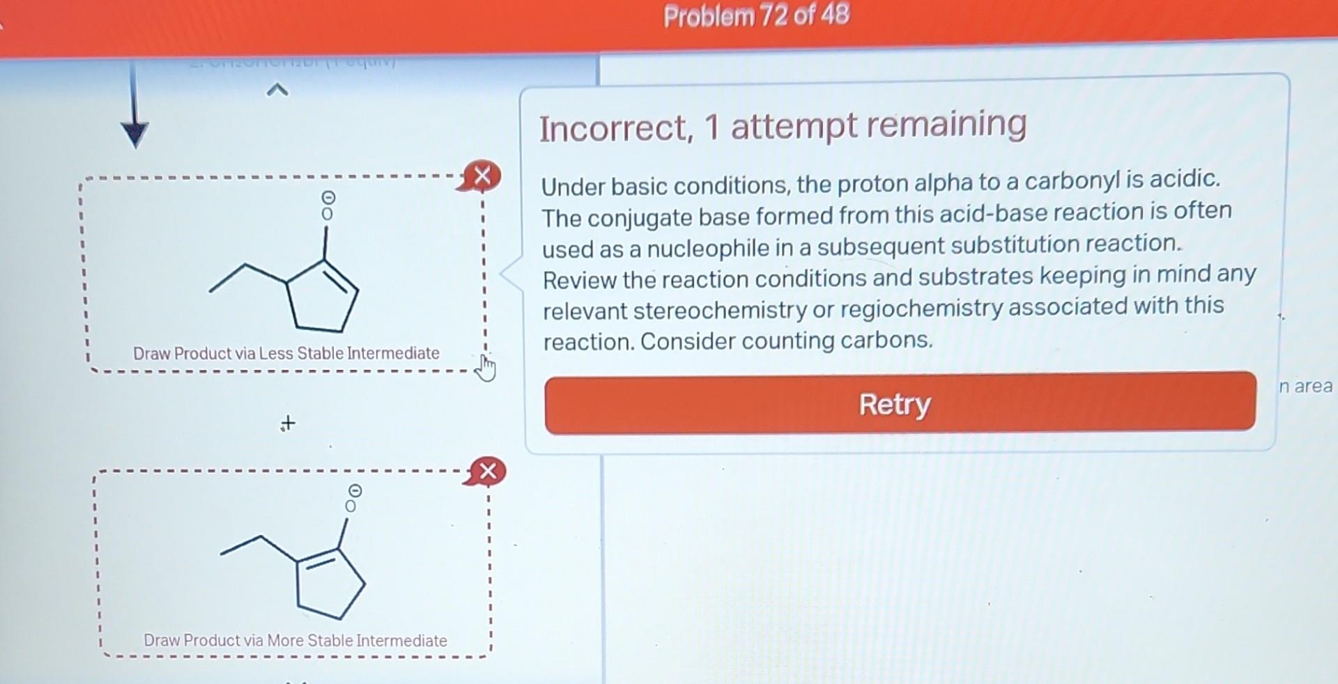 Solved Draw the two possible products of this reaction that | Chegg.com