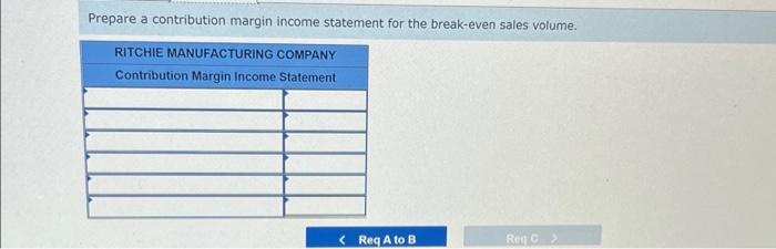 Solved Problem 11-28A (Algo) Determining the break-even | Chegg.com