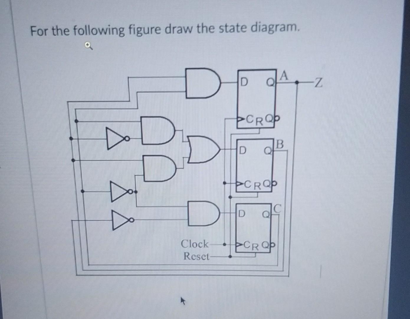 Solved For the following figure draw the state diagram. For | Chegg.com