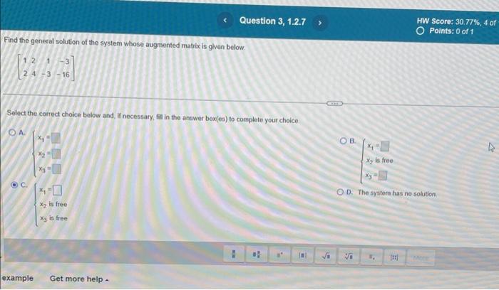 Solved Find the general solution of the system whose | Chegg.com