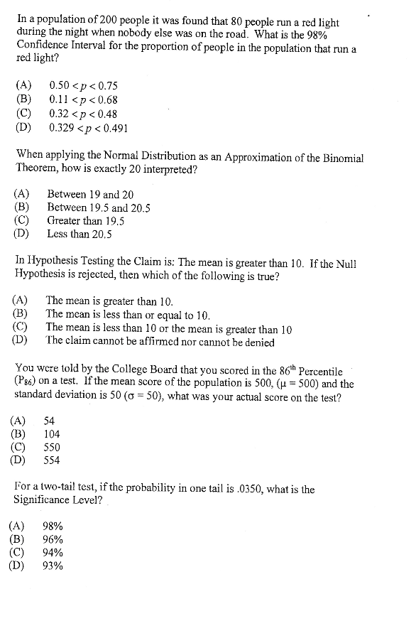 Solved In a population of 200 ﻿people it was found that 80 | Chegg.com