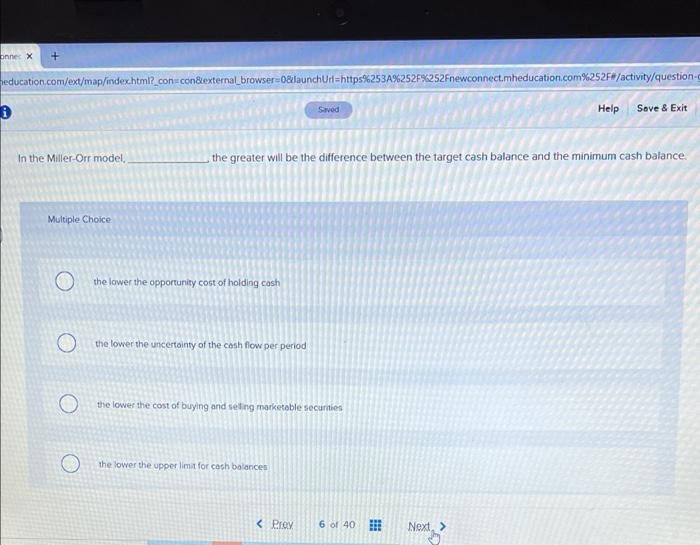 Solved onnex + heducation.com/ext/map/index.html?con | Chegg.com