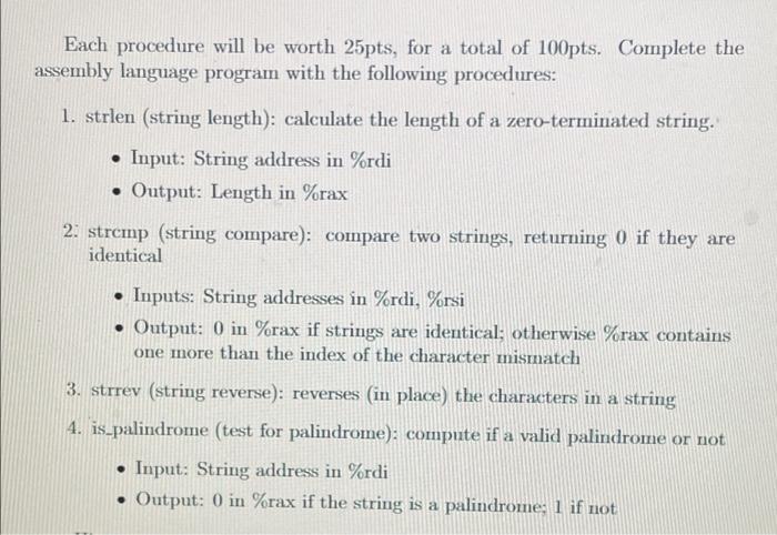 Solved Can someone please help with #3 strrev and #4 | Chegg.com