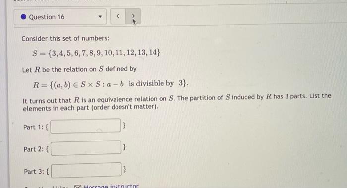 Solved Consider this set of numbers: | Chegg.com