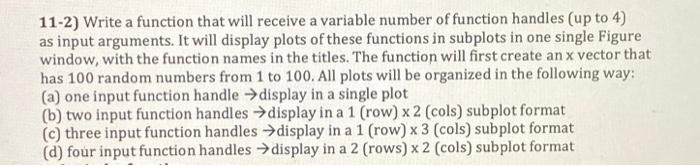 Solved 11 2 Write A Function That Will Receive A Variable 2743