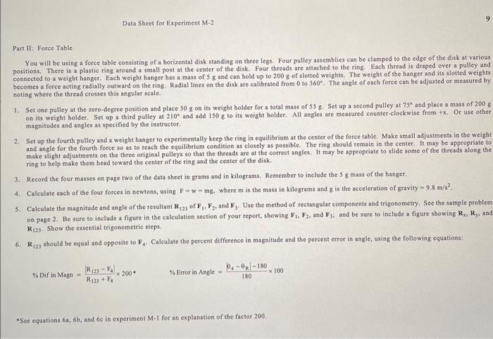 Solved The purpose of this experiment is to determine the | Chegg.com
