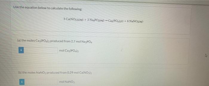 Solved Use the equation below to calculate the following: | Chegg.com