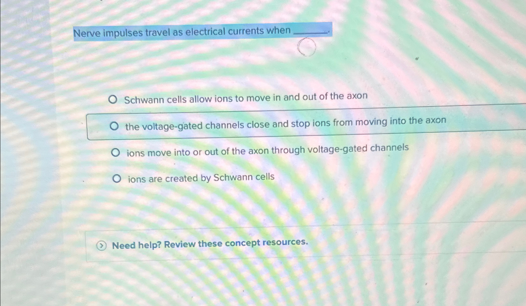 Solved Nerve impulses travel as electrical currents | Chegg.com
