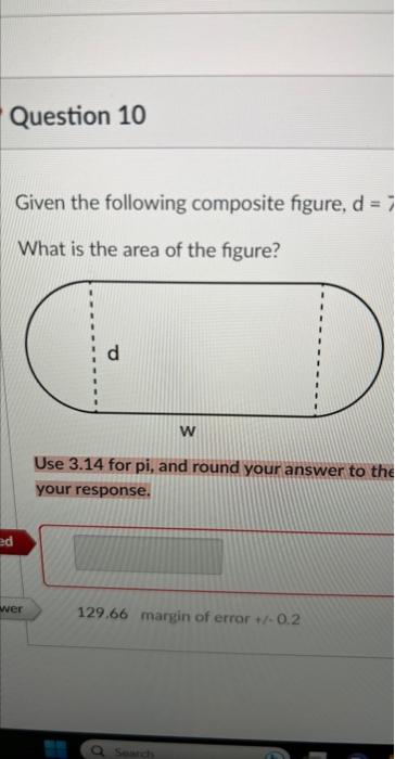 Solved Given the following composite figure D equals 7.8 cm | Chegg.com