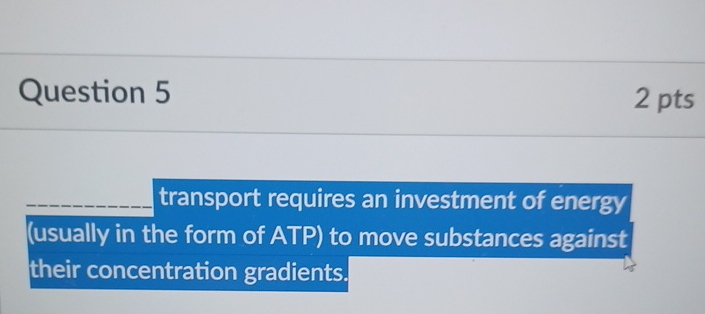 Solved Question 52 ﻿ptstransport requires an investment of | Chegg.com