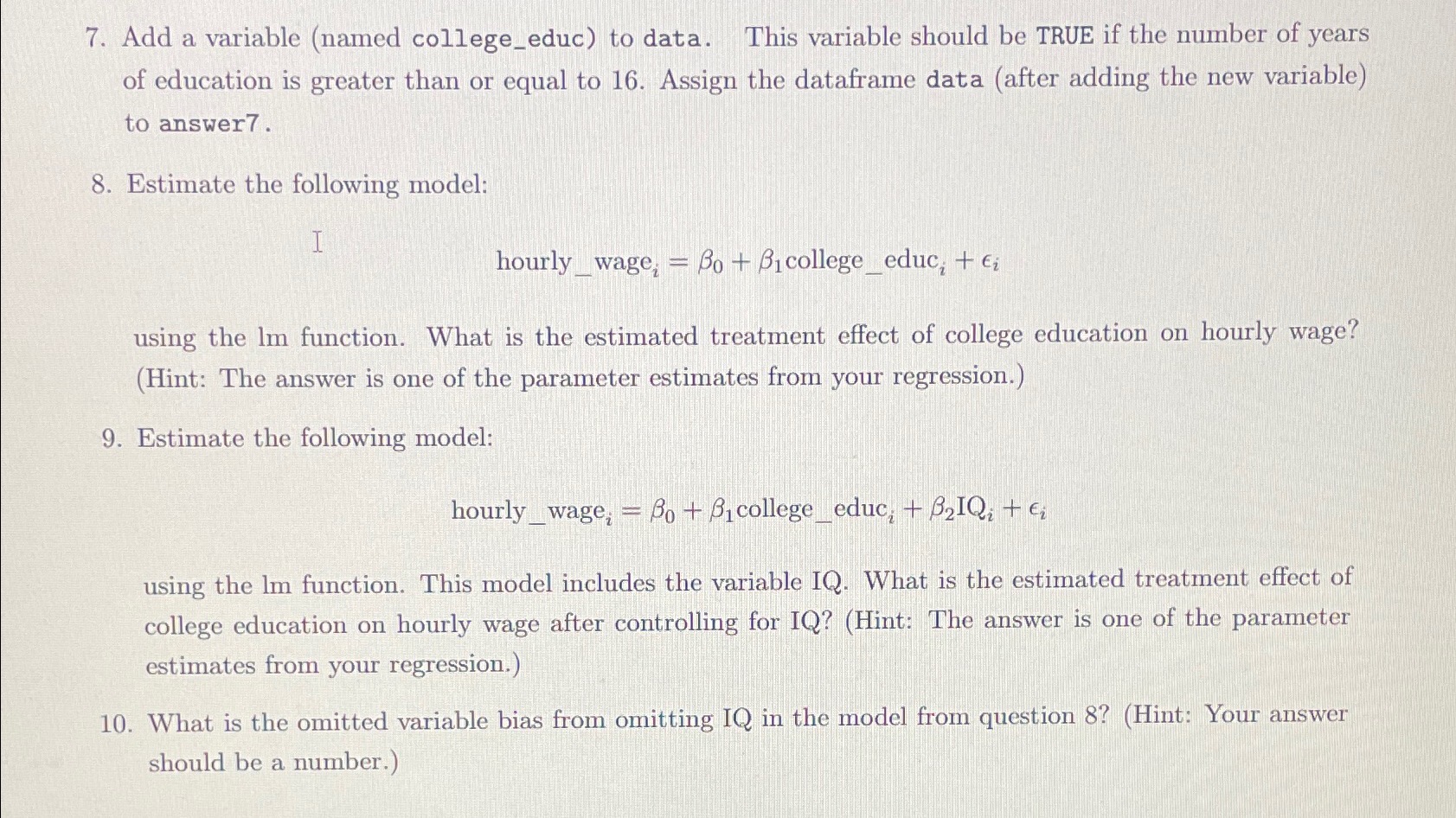 Solved Using R Studio I need the lines of code that output | Chegg.com