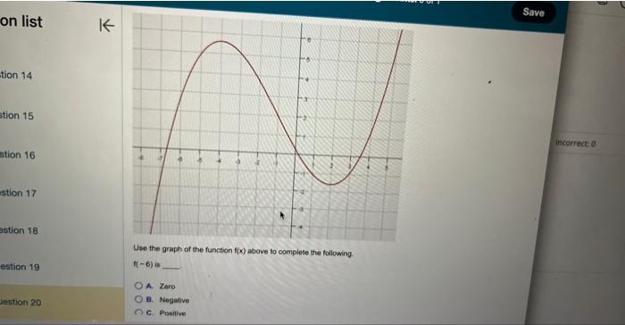 Solved tion 14 tion 15 stion 16 stion 17 Use the graph of | Chegg.com Solved tion 14 tion 15 stion 16 stion 17 Use the graph of | Chegg.com