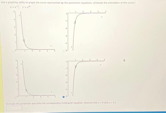 Solved Ise a graphing utility to graph the curve represented | Chegg.com