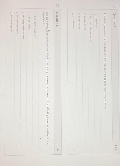 Solved A probable explanation or educated guess that may | Chegg.com