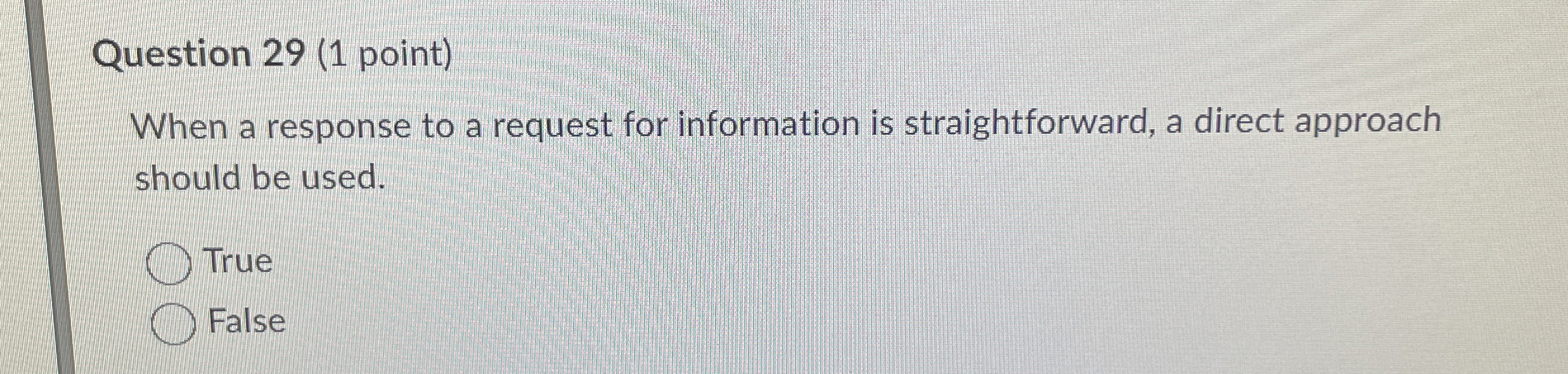 Solved Question 29 (1 ﻿point)When a response to a request | Chegg.com