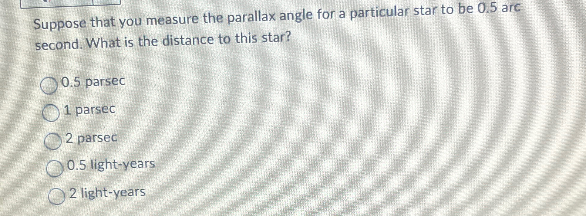 Solved Suppose that you measure the parallax angle for a | Chegg.com