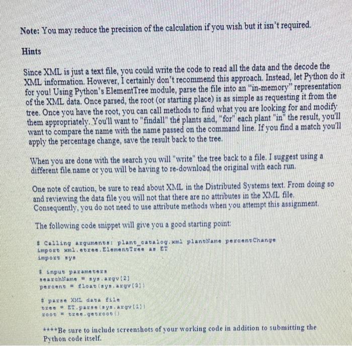 Solved PARSING AND MANIPULATING XML DATA XML is the basis | Chegg.com