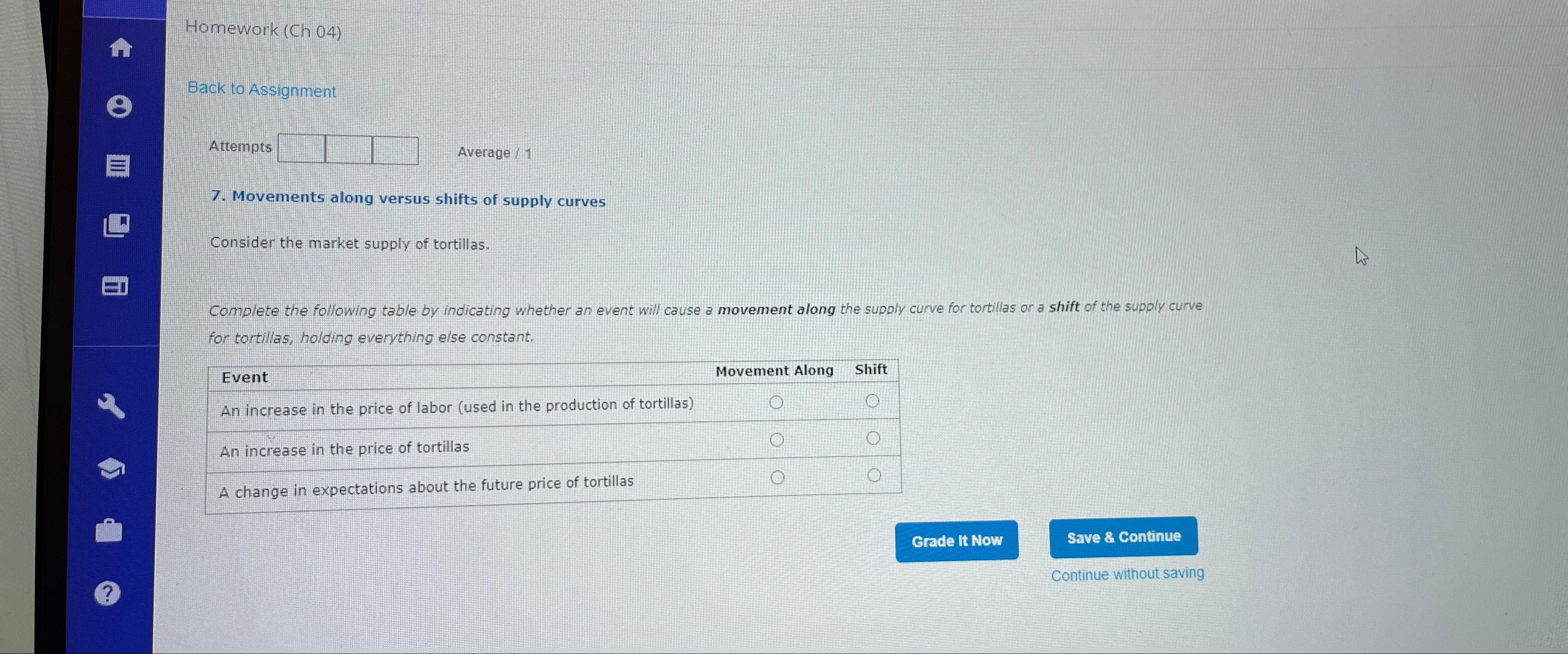 Solved Homework (Ch 04)Back to AssignmentAttempts Average | Chegg.com