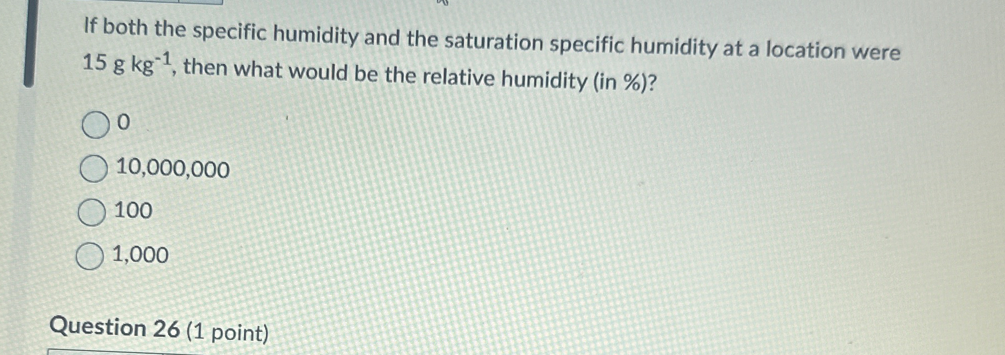 Solved If both the specific humidity and the saturation | Chegg.com