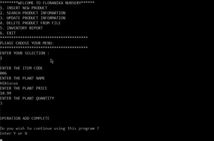 Solved COBOL Project, Create an inventory list that has | Chegg.com