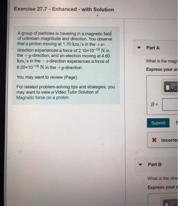 Solved Exercise 27.7 - Enhanced - with Solution Part A A | Chegg.com