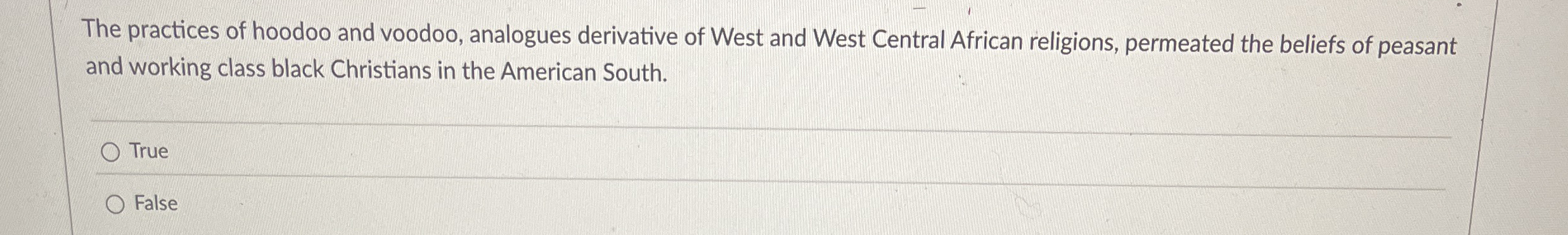 Solved The practices of hoodoo and voodoo, analogues | Chegg.com