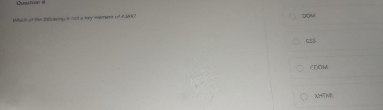 Solved Question 4Which of the following is not a key element | Chegg.com