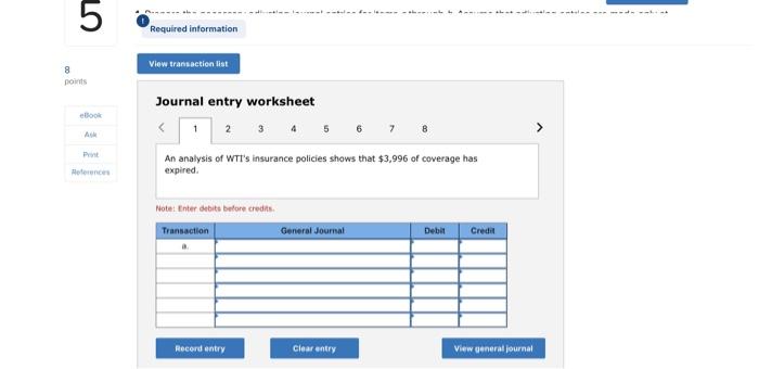 Solved Required information Problem 3-3A (Algo) Preparing | Chegg.com