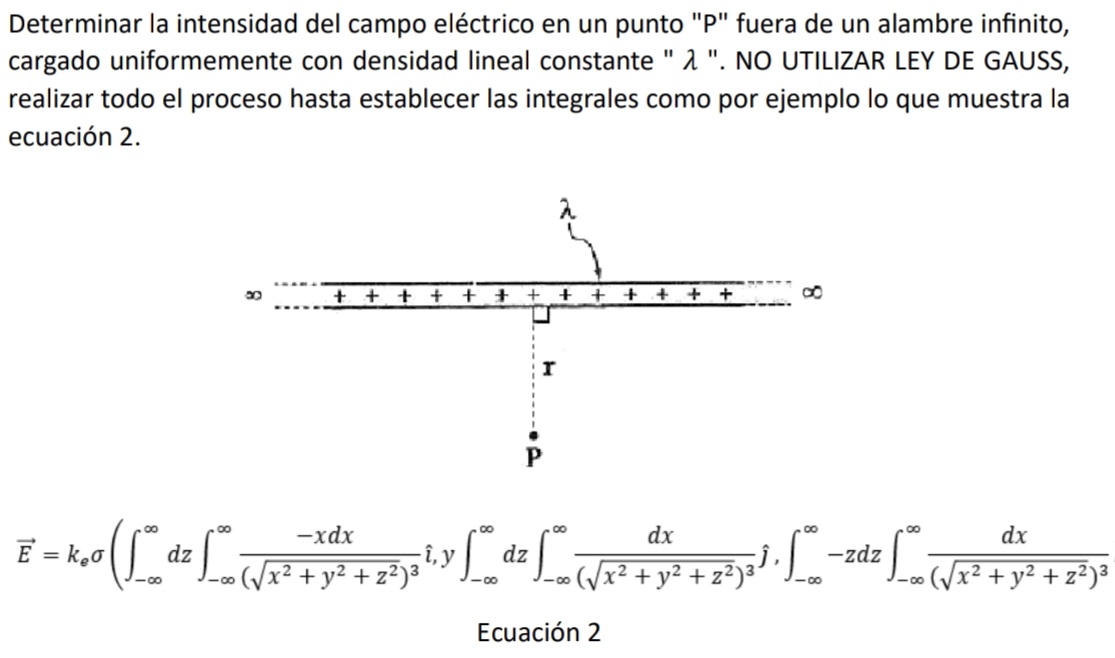 Determinar la intensidad del campo eléctrico en un | Chegg.com