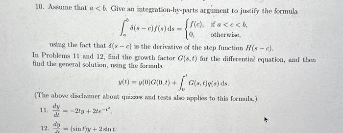 Solved 10. Assume that a | Chegg.com