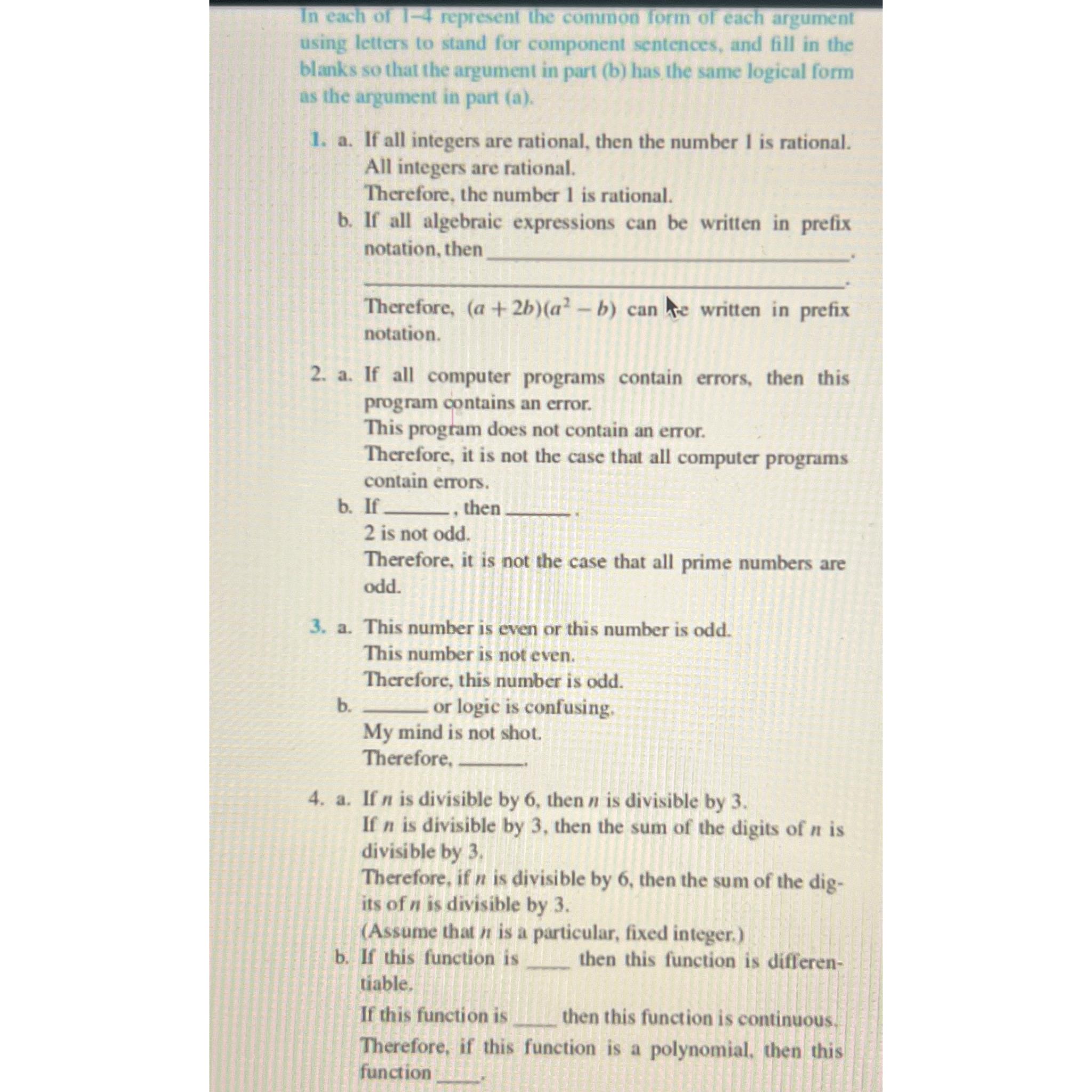 Solved Please help me with 4a and b using discrete math | Chegg.com