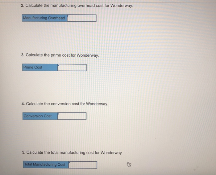 Solved E1-8 Classifying and Calculating Costs [LO 1-4] The | Chegg.com
