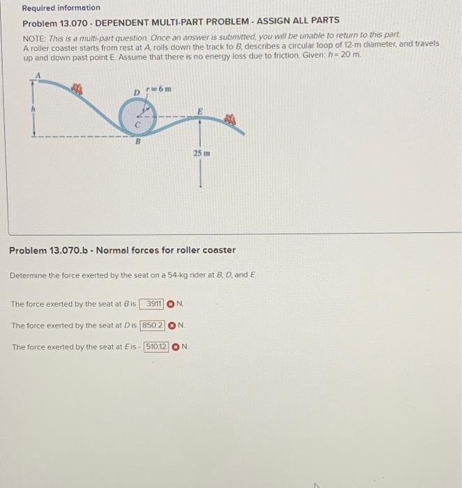 Solved Required information Problem 13.070. DEPENDENT | Chegg.com