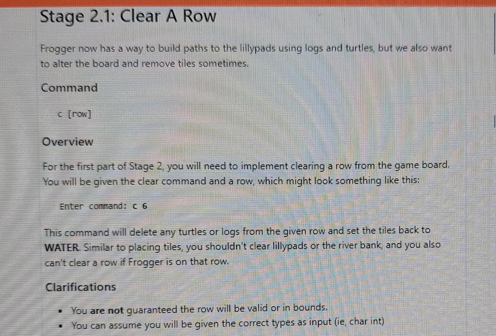 Frogger now has a way to build paths to the lillypads | Chegg.com