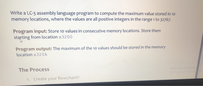 Solved Write A Lc 3 Assembly Language Program To Compute The 7221