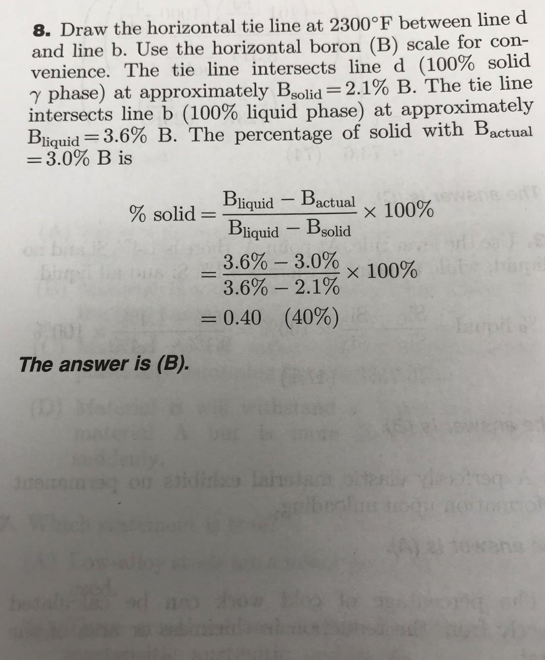 Solved alloy of compo 8. The simplified phase diagram of an | Chegg.com