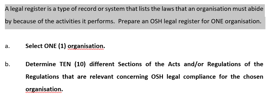 Solved A legal register is a type of record or system that | Chegg.com