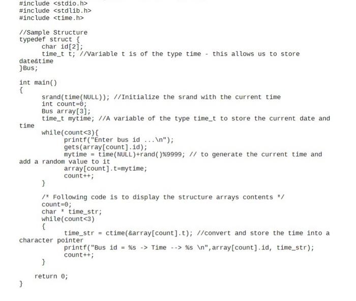 Solved I want a simple C language Code. I want a simple C | Chegg.com