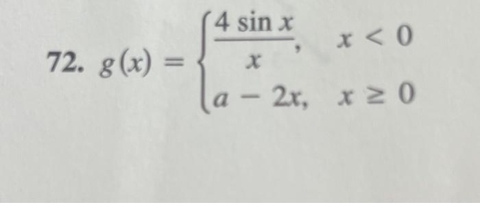 Solved find the constant a, or the constants a and b, such | Chegg.com