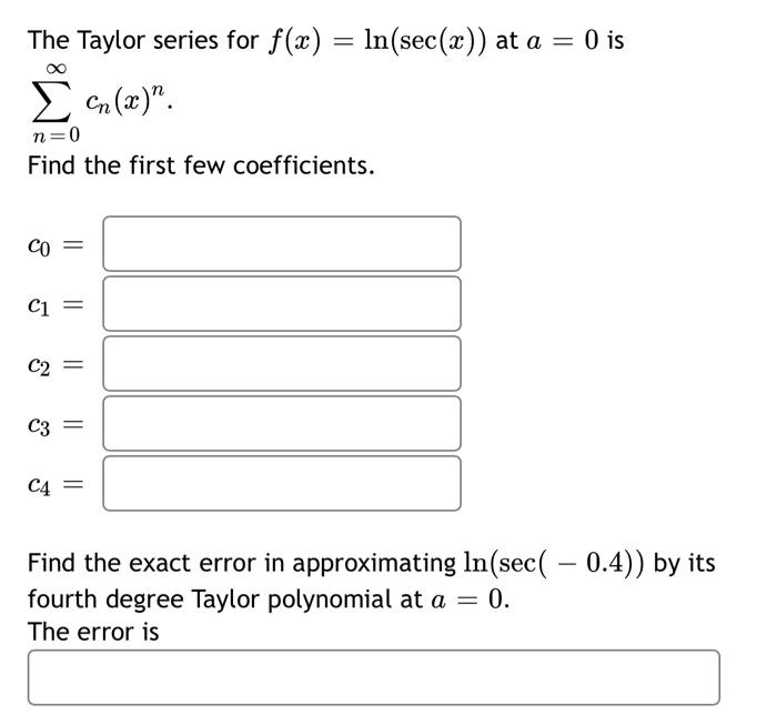 Solved = The function f(x) = ln(10 – x) is represented as a | Chegg.com