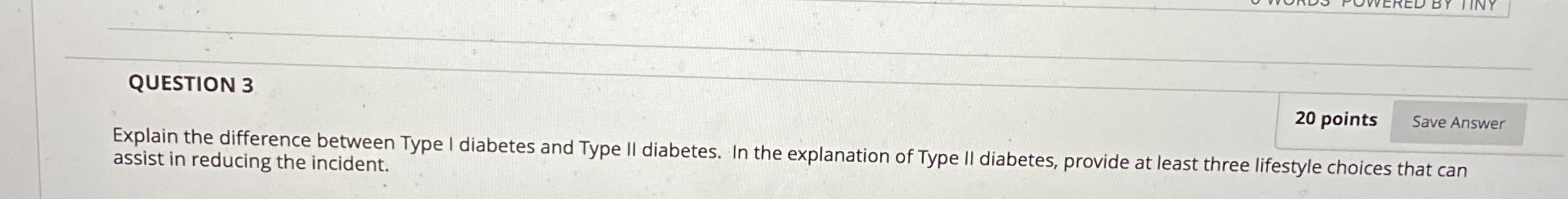 Solved QUESTION 3Explain the difference between Type I | Chegg.com
