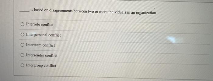 Solved is based on disagreements between two or more | Chegg.com