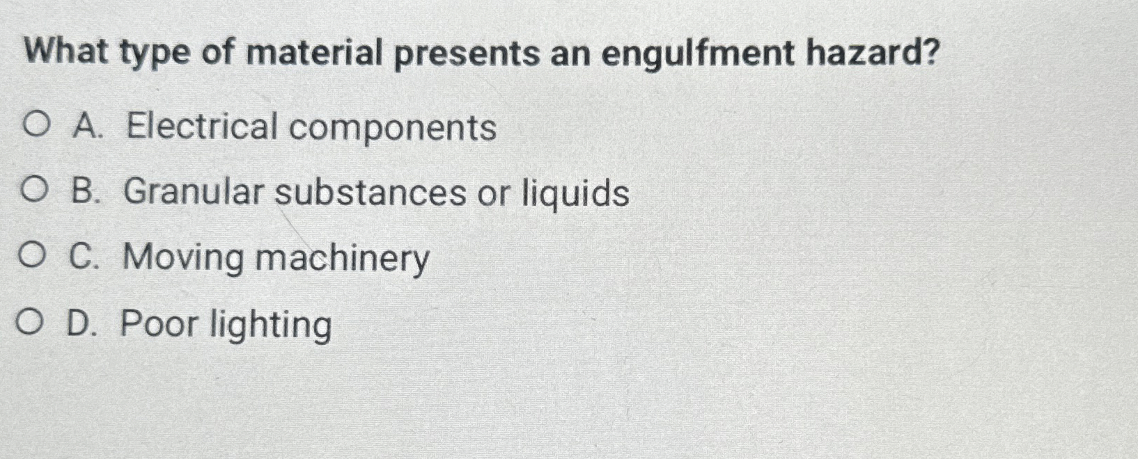Solved What type of material presents an engulfment | Chegg.com