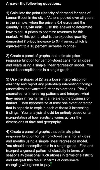 Solved Answer the following questions: 1) Calculate the | Chegg.com