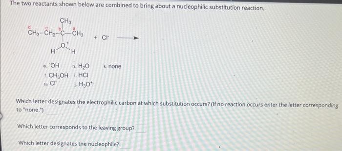Solved The two reactants shown below are combined to bring | Chegg.com
