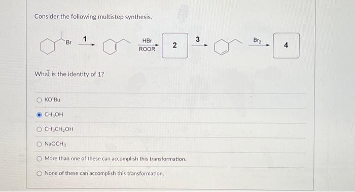 Solved Consider the following multistep synthesis. What is | Chegg.com