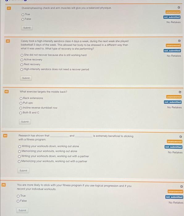 Solved Overemphasizing check and arm muscles will give you a | Chegg.com